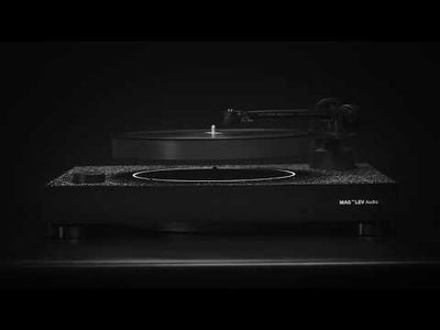 Levitating vinyl record player